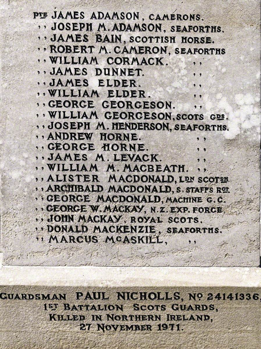 Halkirk War Memorial | Art UK