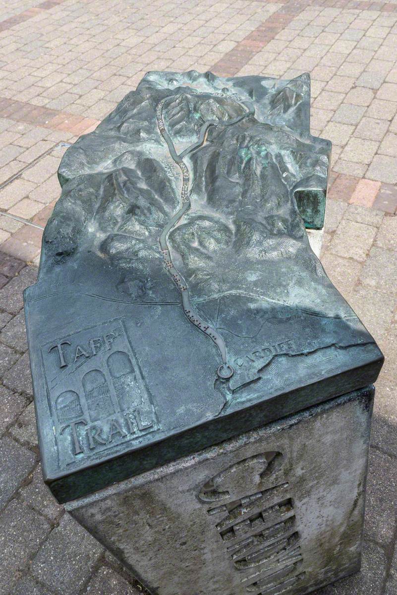 Taff Trail Relief Map | Art UK