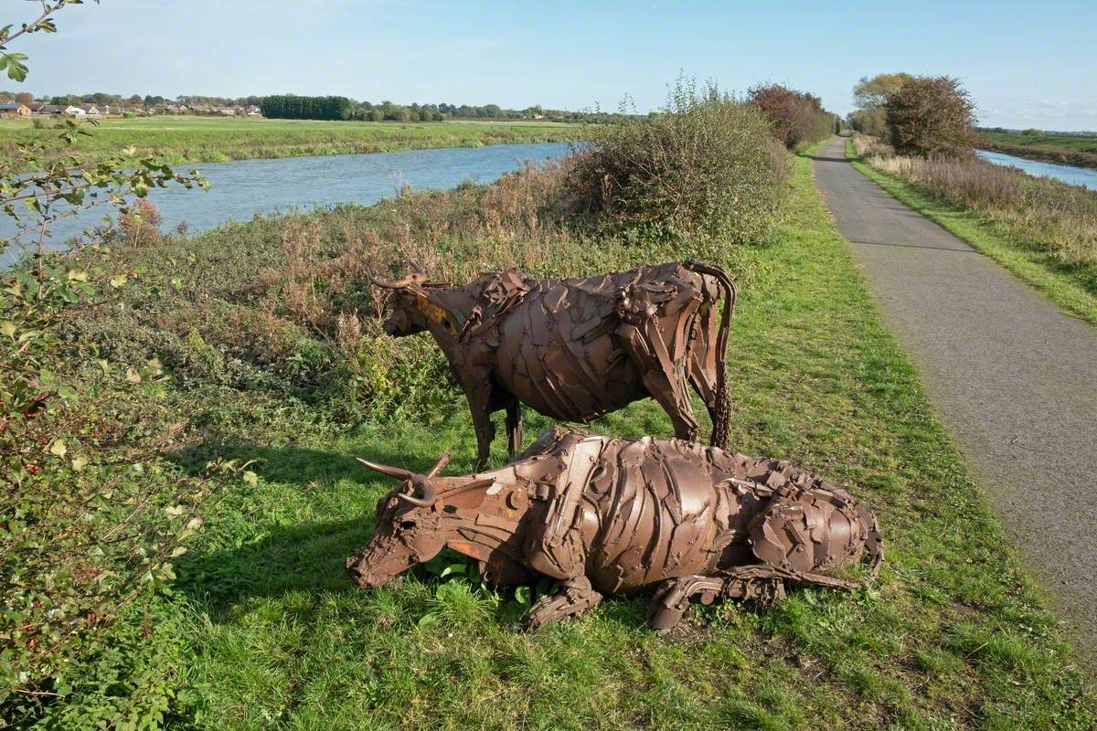 Lincoln Red Cattle | Art UK