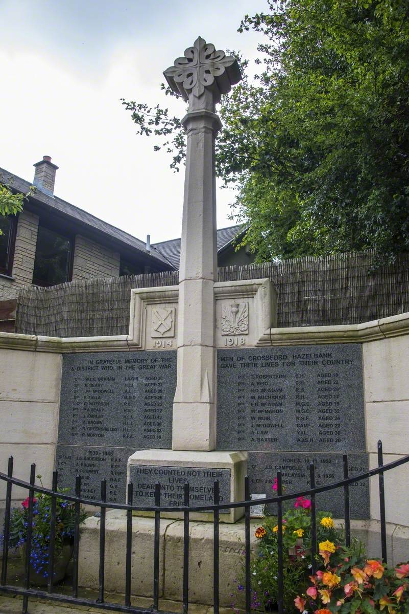 Crossford, Hazelbank and District War Memorial | Art UK