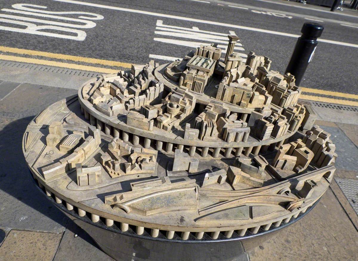 The Grainger Town Sculptural Map | Art UK