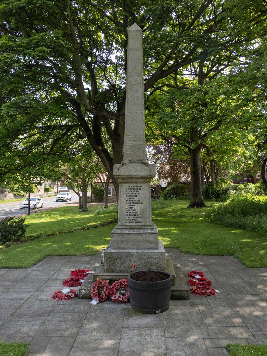Backworth and West Holywell War Memorial | Art UK