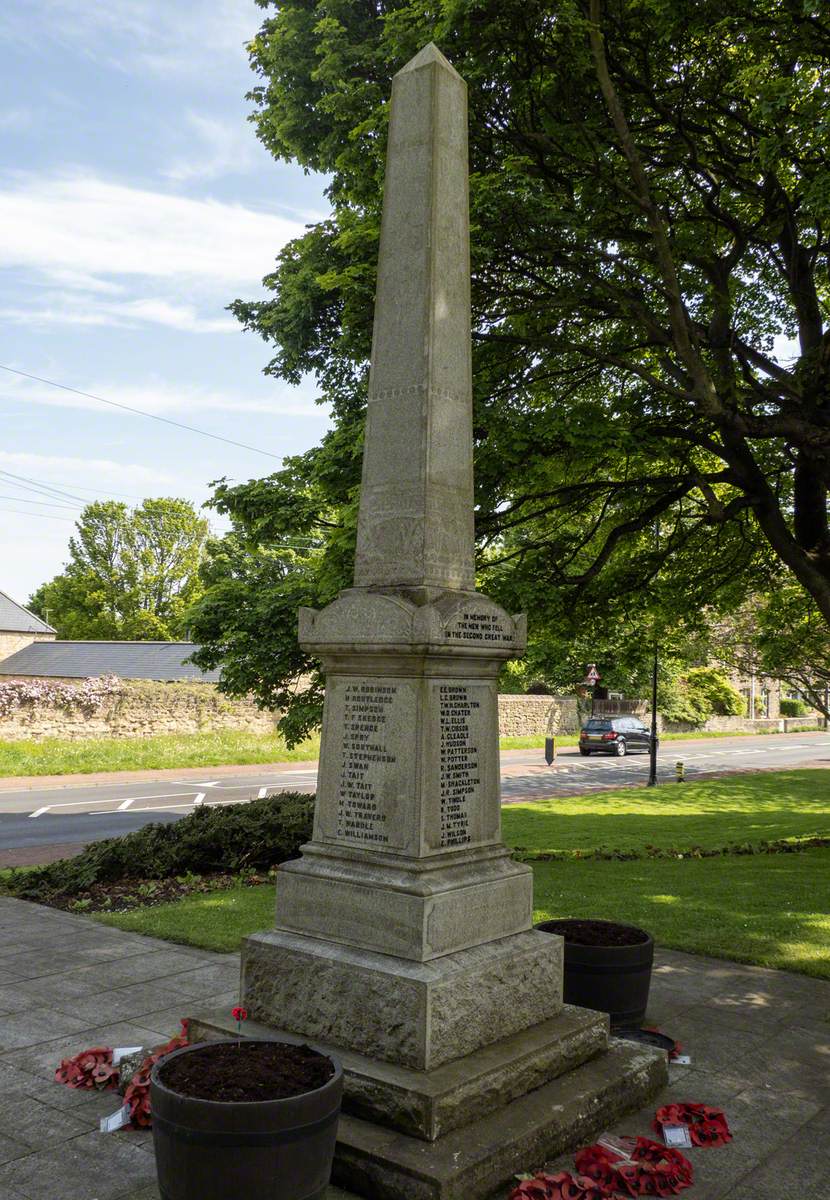 Backworth and West Holywell War Memorial | Art UK