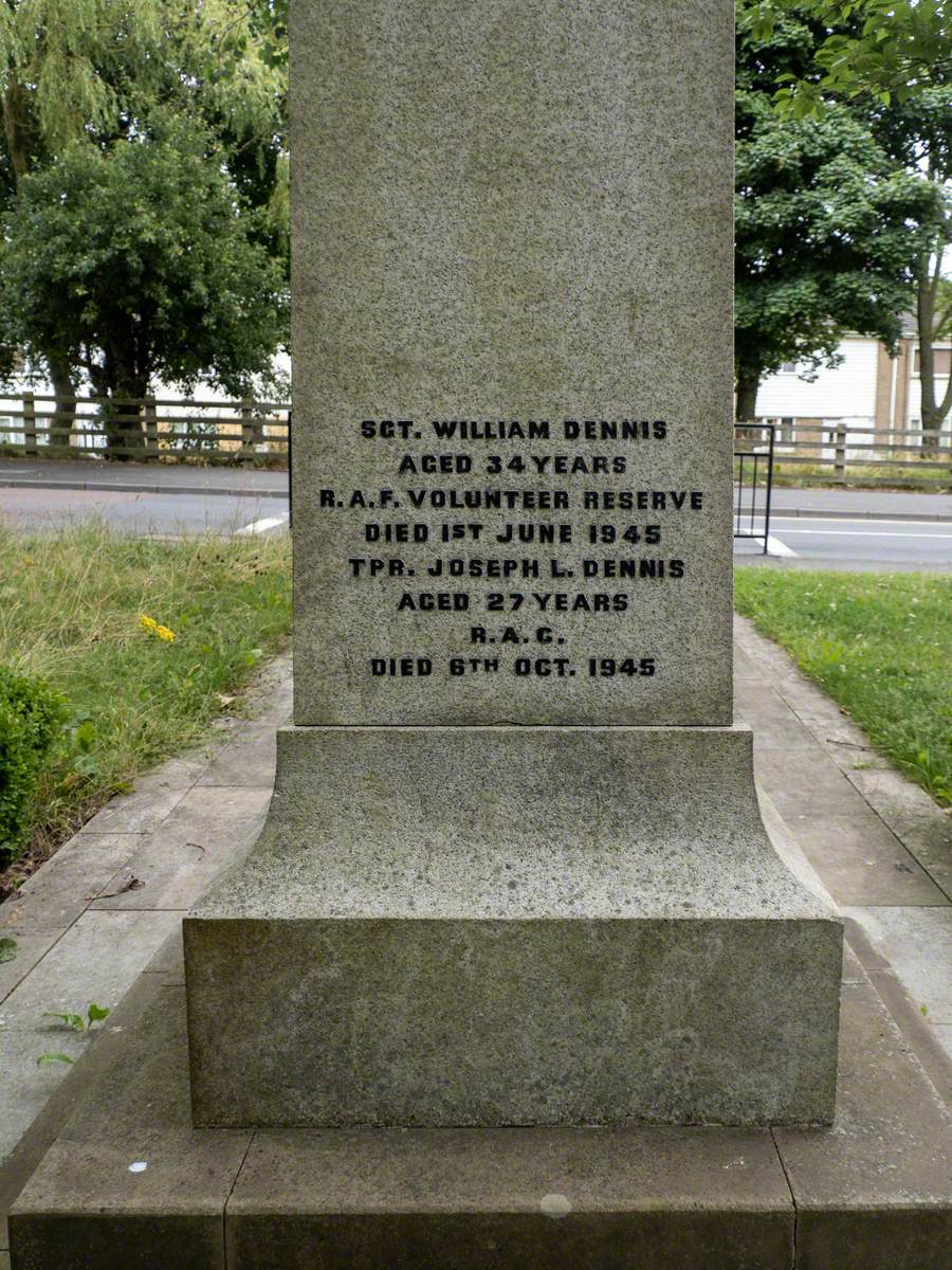 Shiremoor War Memorial | Art UK