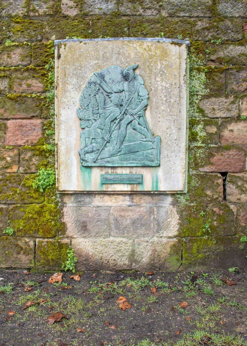 Robin Hood And Little John Art Uk