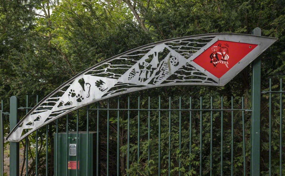 Stable Yard Panels and Gate Piers | Art UK