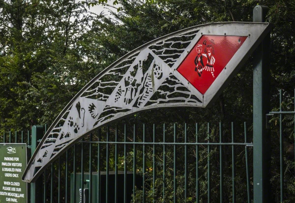 Stable Yard Panels and Gate Piers | Art UK