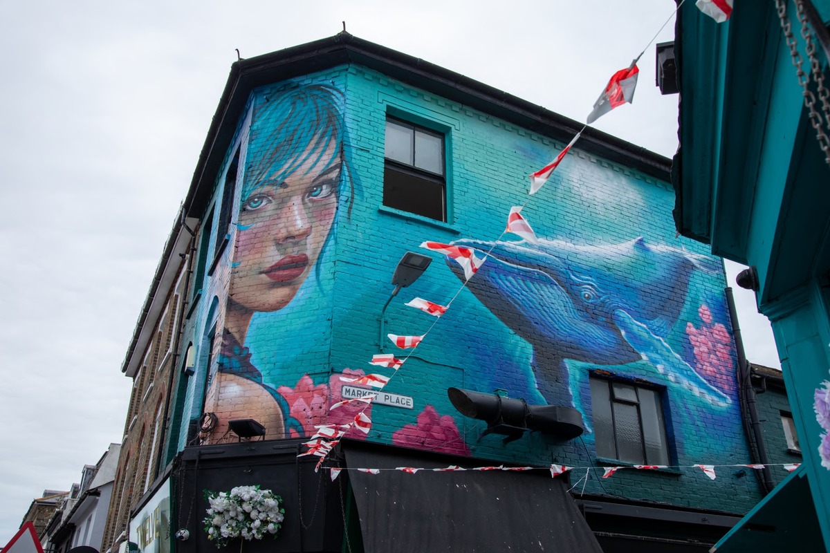 Blue Lady and Whale | Art UK