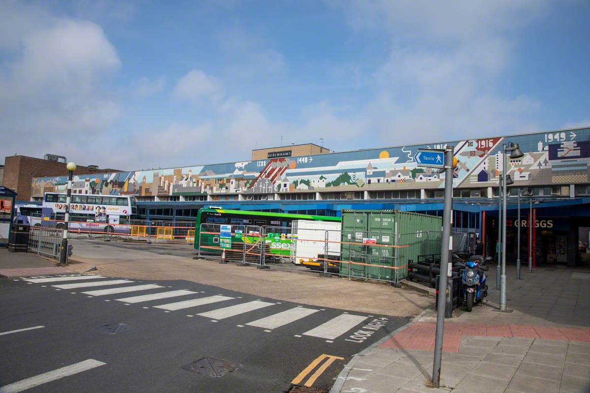 Bus Station Mural | Art UK
