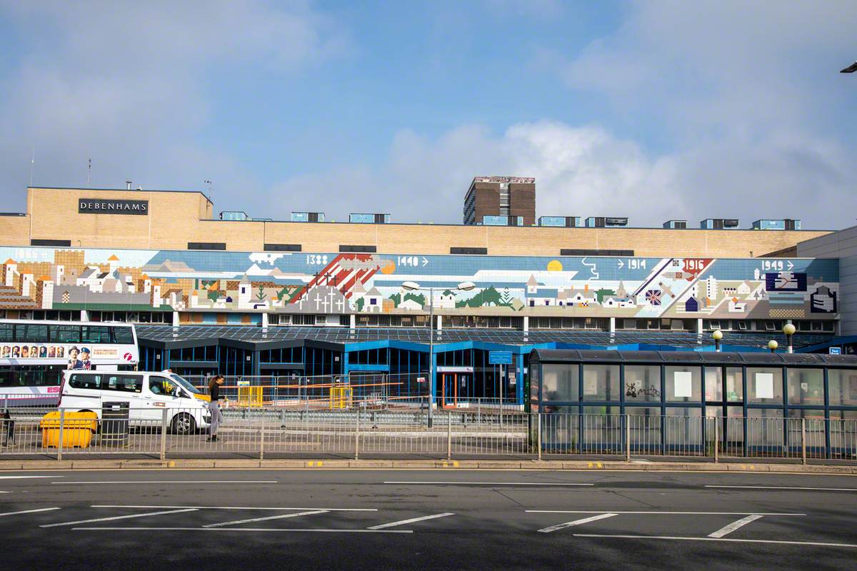 Bus Station Mural | Art UK