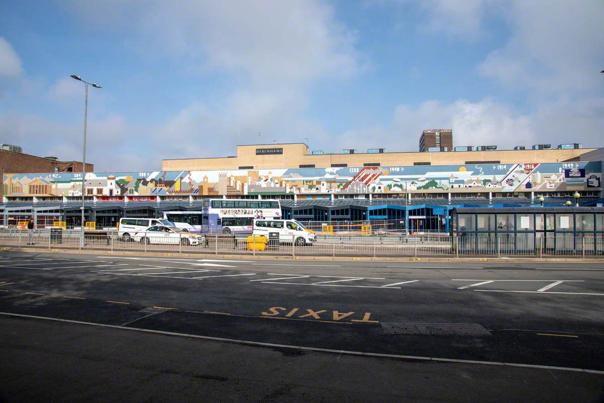 Bus Station Mural | Art UK