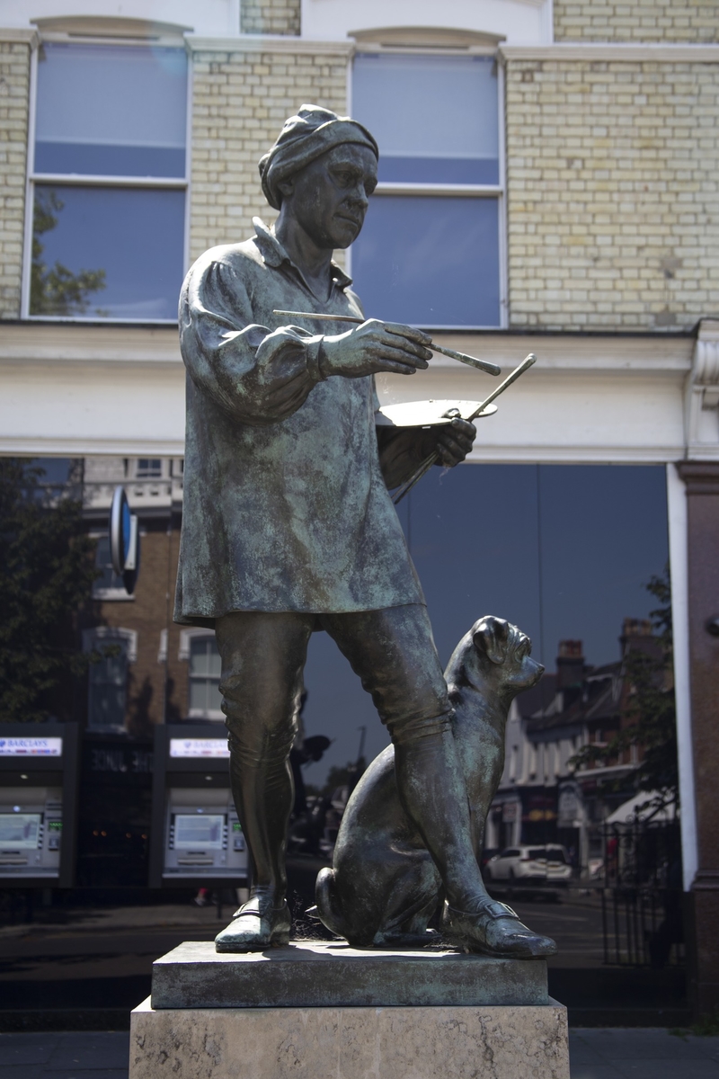William Hogarth (1697–1764) with his Pug | Art UK