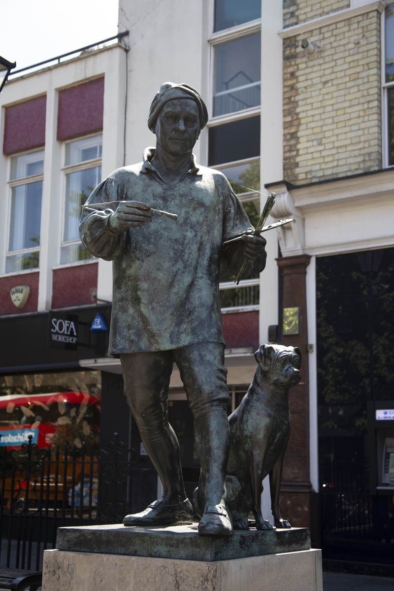 William Hogarth (1697–1764) with his Pug | Art UK