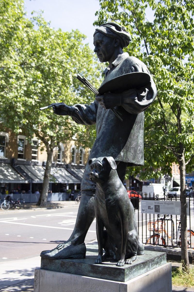 William Hogarth (1697–1764) with his Pug | Art UK