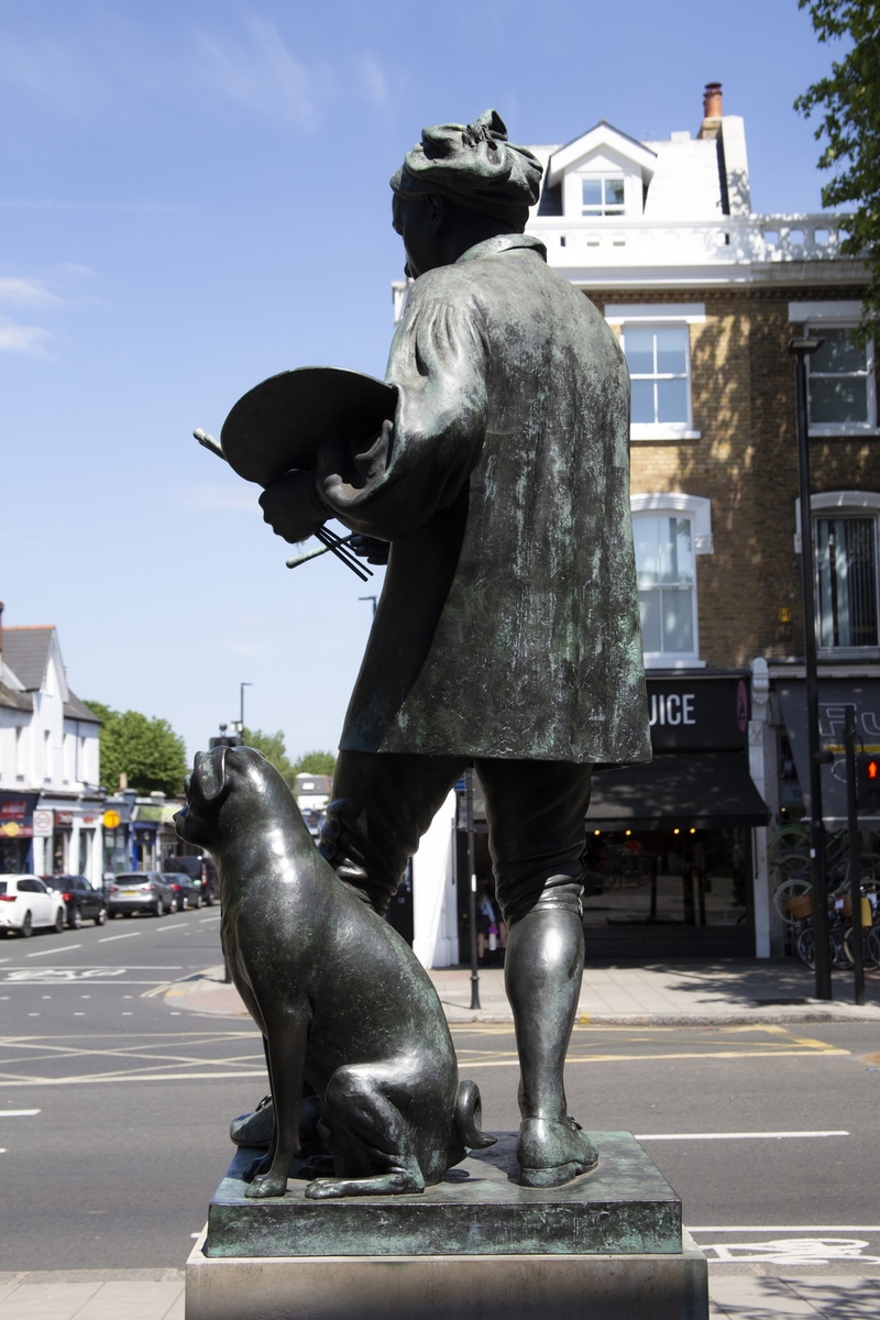 William Hogarth (1697–1764) with his Pug | Art UK