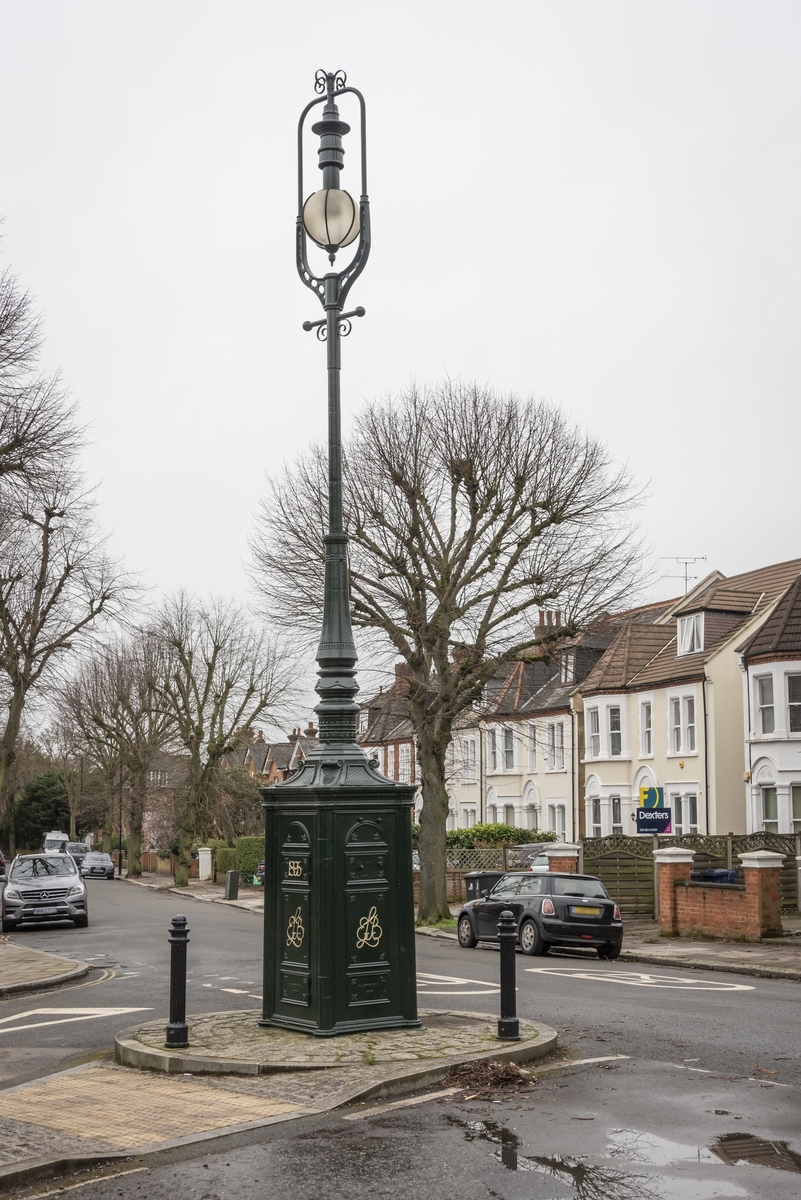 Victorian London Street Lamp