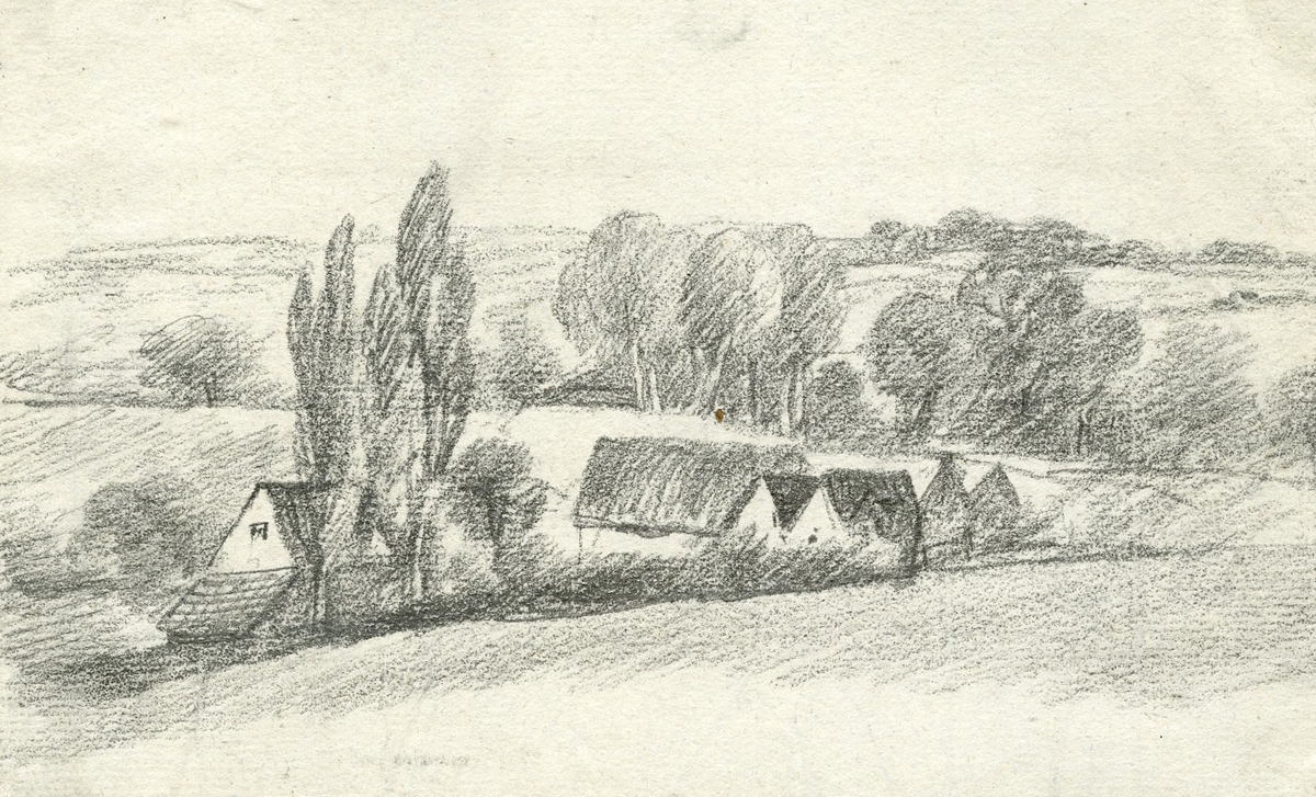 Farm Buildings in Fields | Art UK