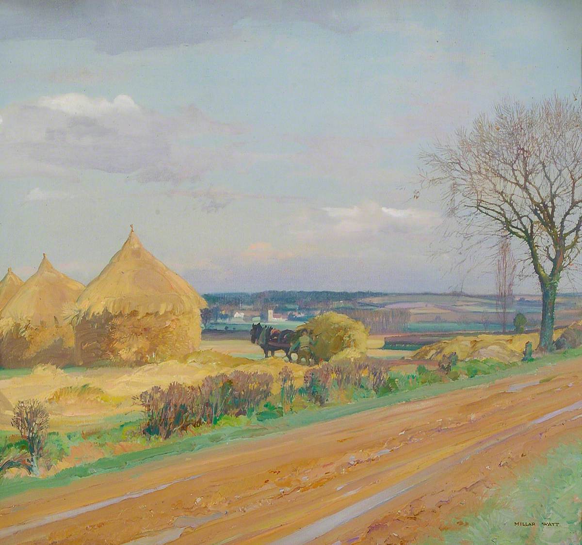 Higham from Langham | Art UK