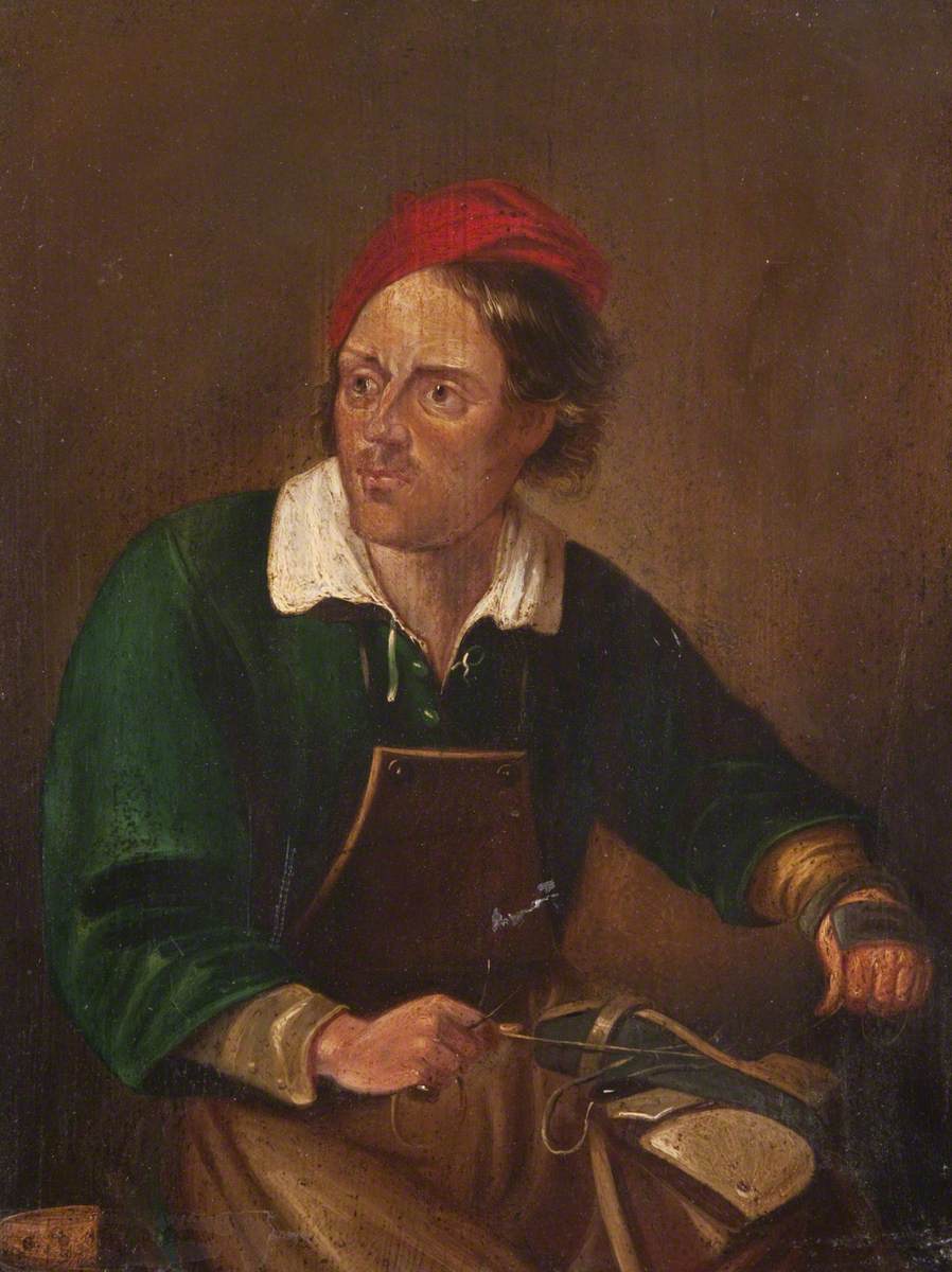 Souter Johnnie, Working on Shoes | Art UK