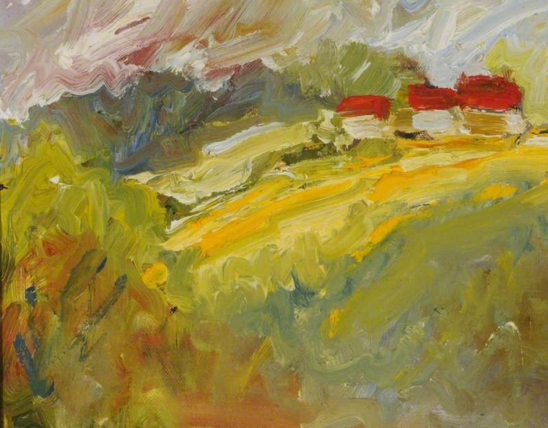 Cottages near Percuil, Cornwall | Art UK