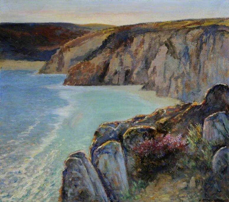 The Cornish Coast near Porthcurno | Art UK