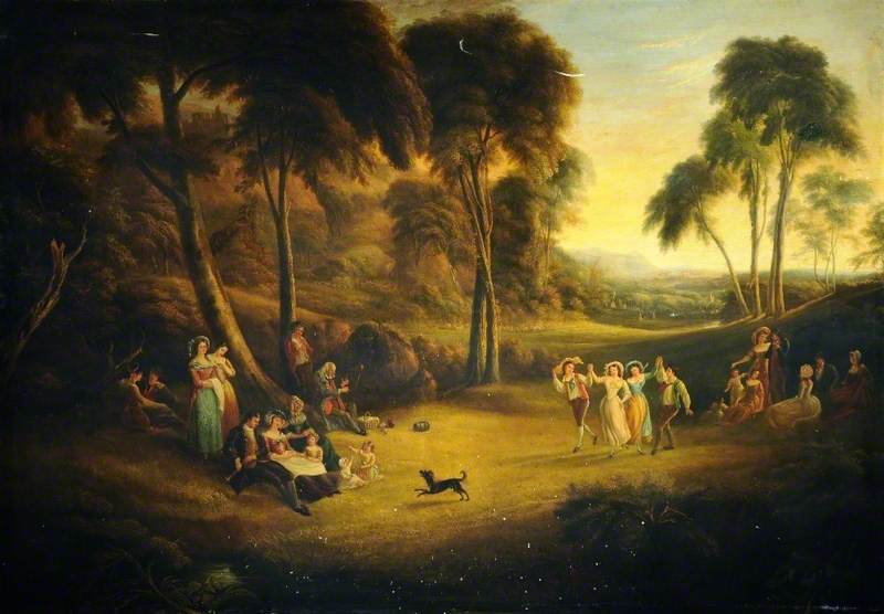 Pastoral Scene with Dancing Figures | Art UK