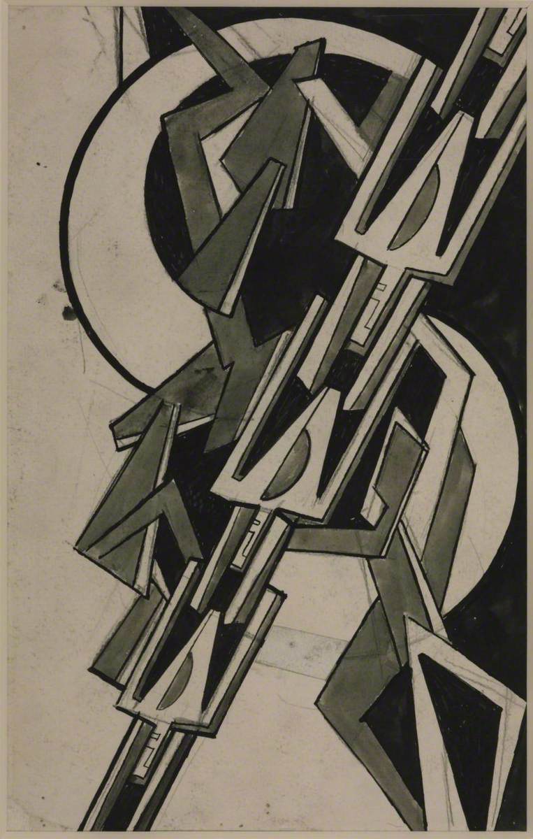 Monochrome Abstract Composition | Art UK