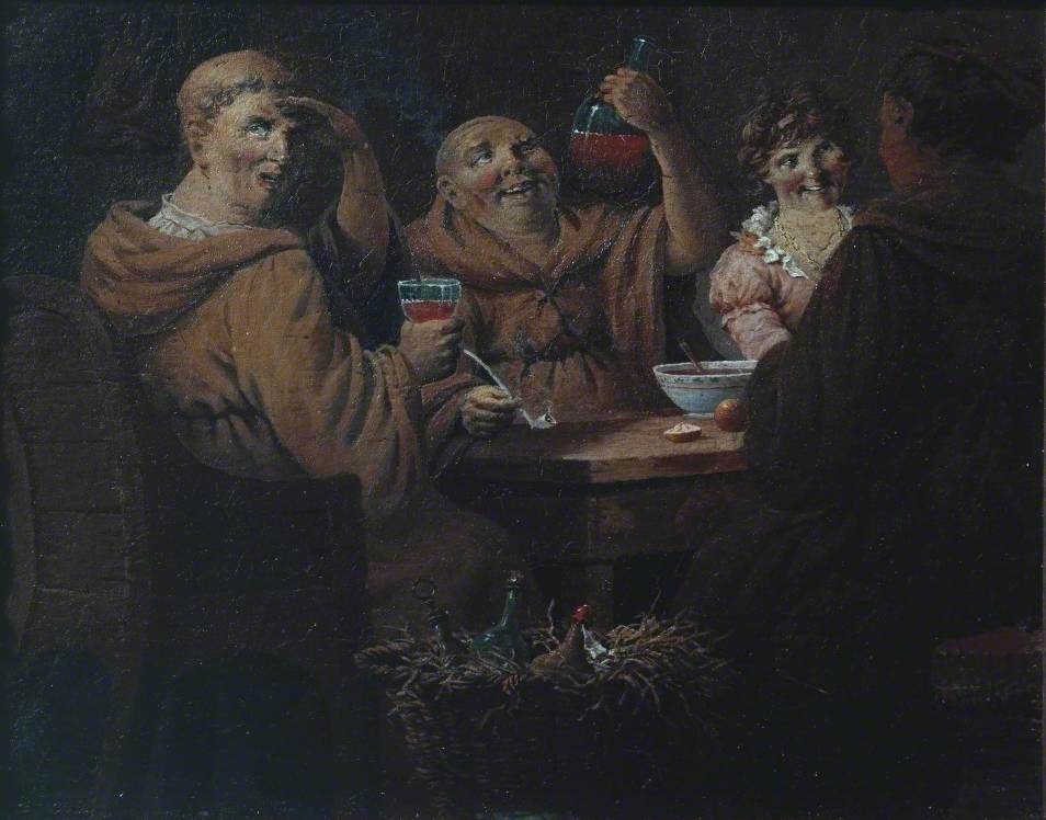 Monks Merrymaking | Art UK
