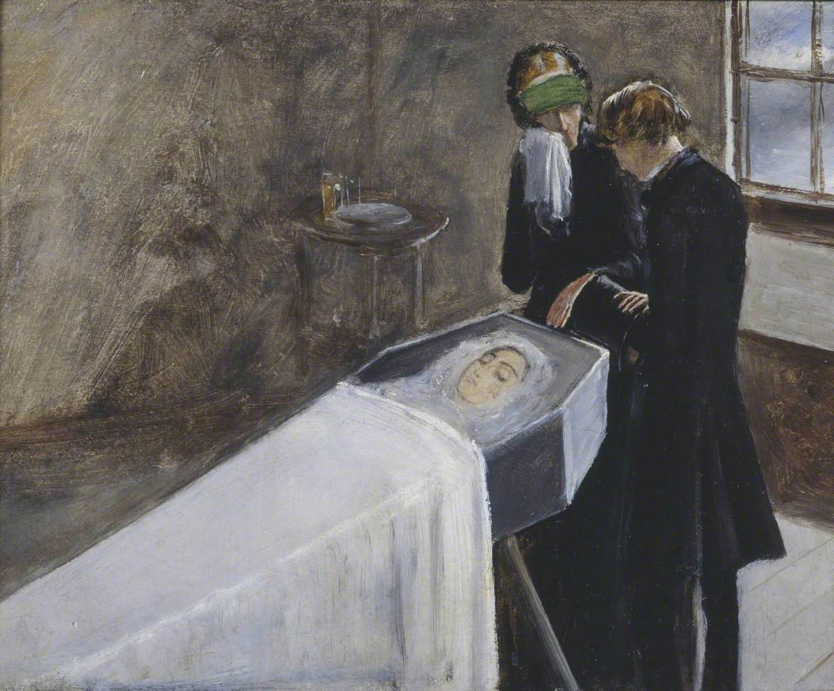 The Artist Attending the Mourning of a Young Girl | Art UK