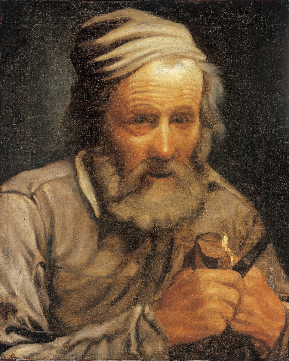 An Old Man Eating Cheese (the Sense of Taste) | Art UK
