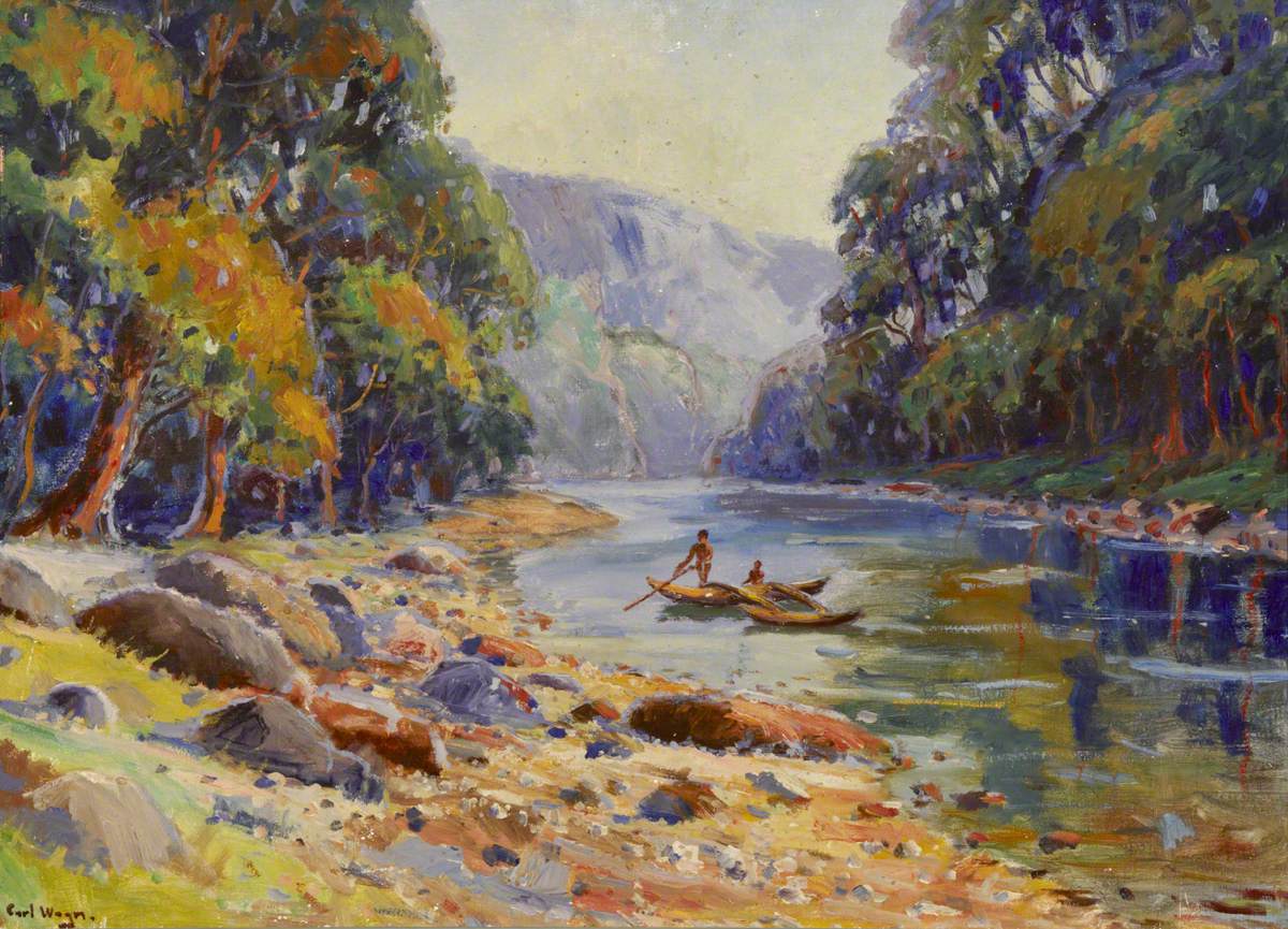 Natives in River | Art UK