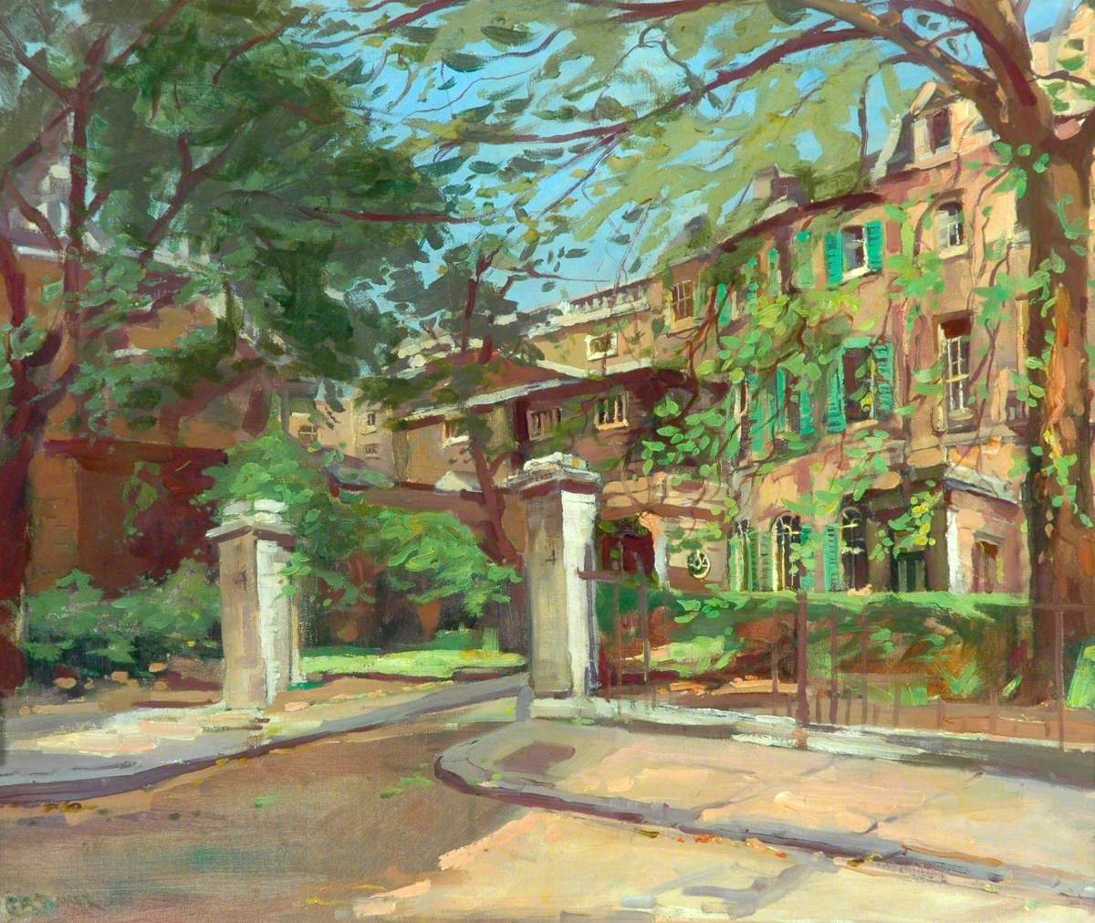 Disappearing London: Montague Place, Whitehall Gardens | Art UK