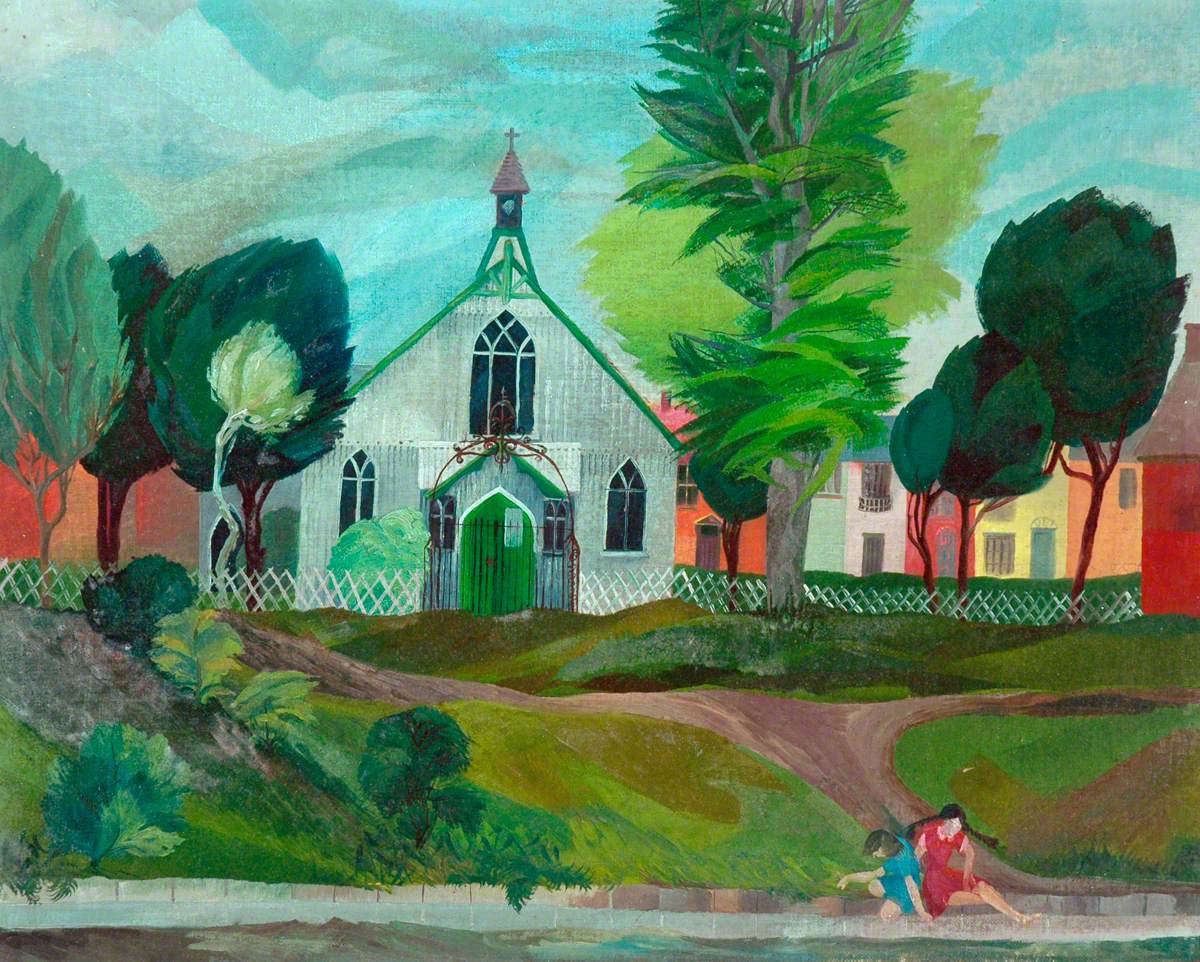 Landscape with a Church | Art UK