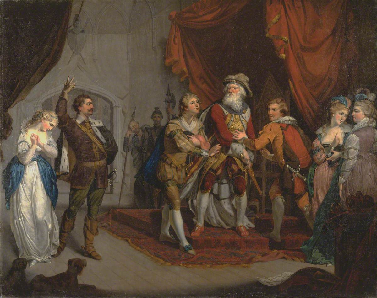 Cordelia Championed by the Earl of Kent, from Shakespeare's ‘King Lear ...