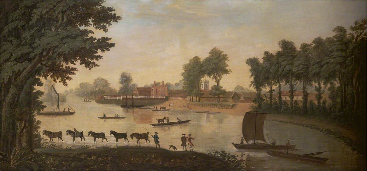 View of Shepperton on the River Thames | Art UK