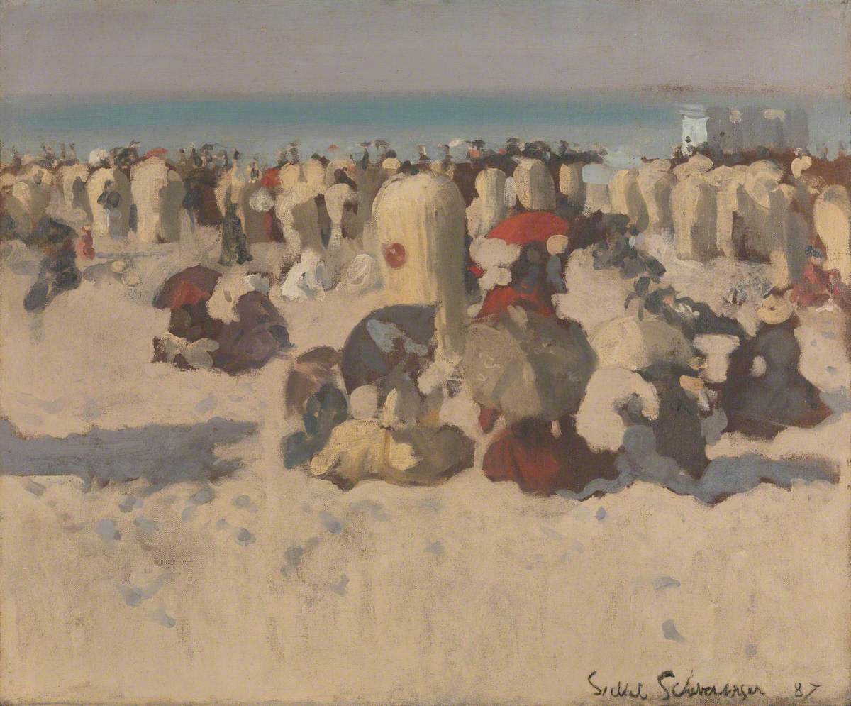 The Beach at Scheveningen | Art UK