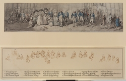 Olivia, Maria and Malvolio, from ‘Twelfth Night’, Act III, Scene IV ...