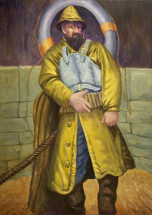 Fisherman in Yellow Oilskins - Your comments - Art Detective