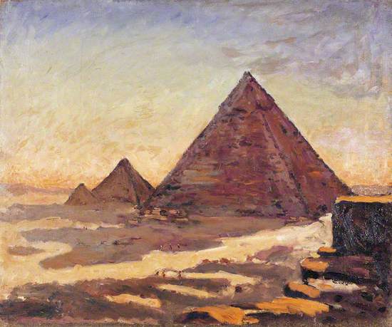 Artists and places: The lure of the Egyptian Pyramids, ancient temples ...