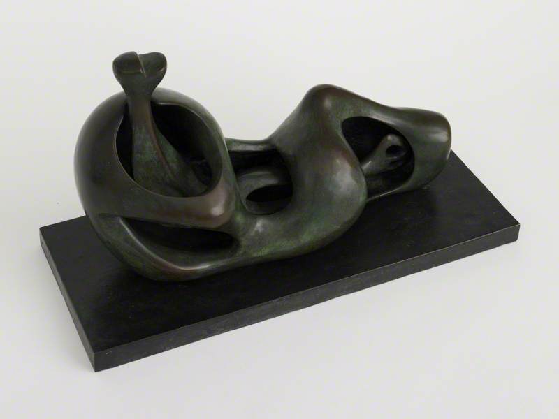 Working Model for Reclining Figure: Internal/External Form | Art UK