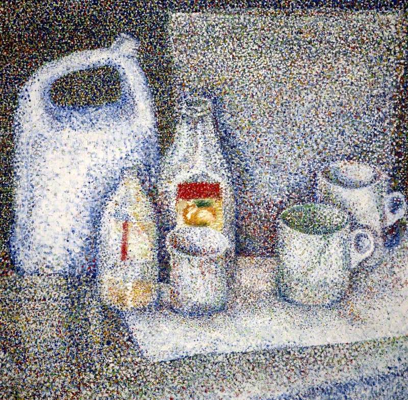 Still life: Cups and Milk Bottle | Art UK