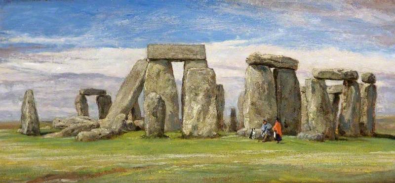 Artists and places: Edgar Barclay at Stonehenge, Wiltshire | Art UK
