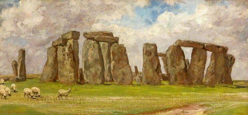 Artists and places: Edgar Barclay at Stonehenge, Wiltshire | Art UK