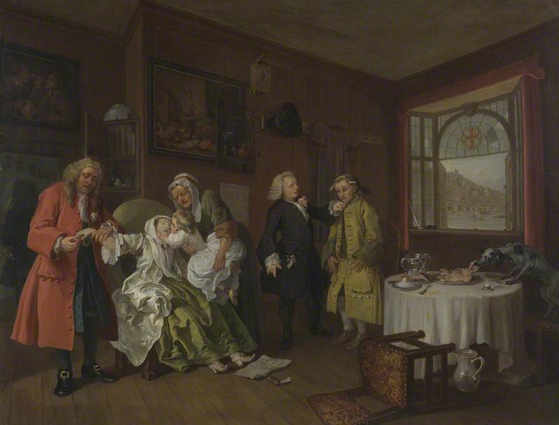 Marriage A La Mode Ii William Hogarth