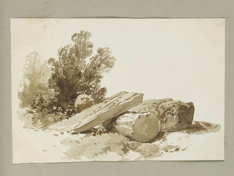 Drawing in album of 51 drawings and watercolours by James Duffield ...