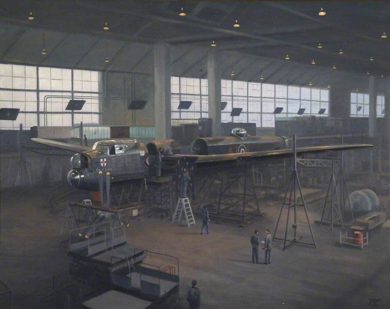 BBMF Lancaster Servicing | Art UK