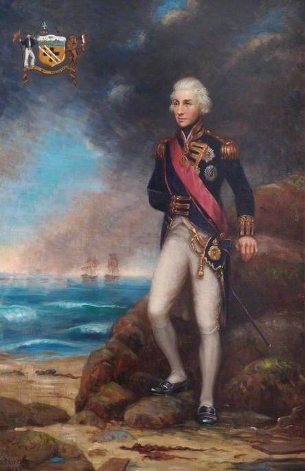 Lord Nelson Standing on the Seashore | Art UK