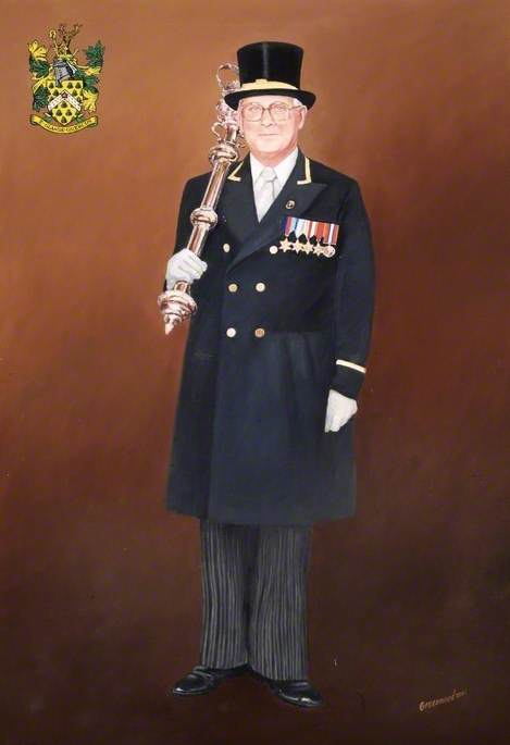 Albert Dunham (1921–2007), Wokingham Town Mace-Bearer and Mayor's ...