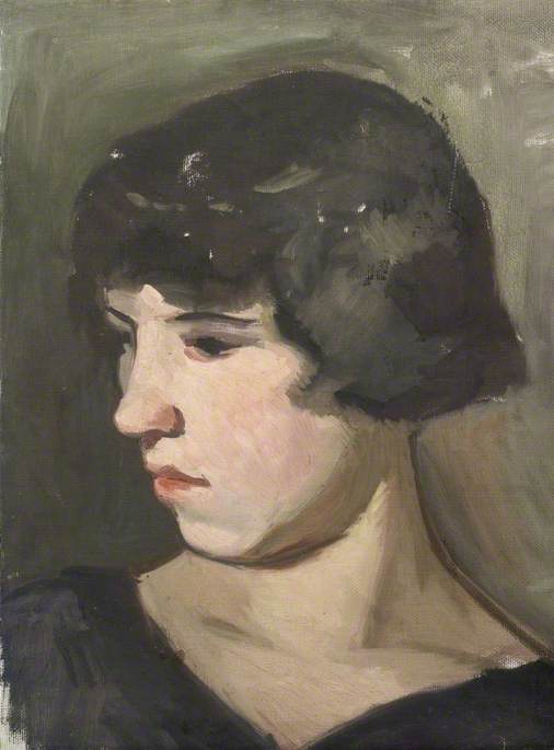 Portrait of a Girl with Dark Hair in Semi-Profile* | Art UK