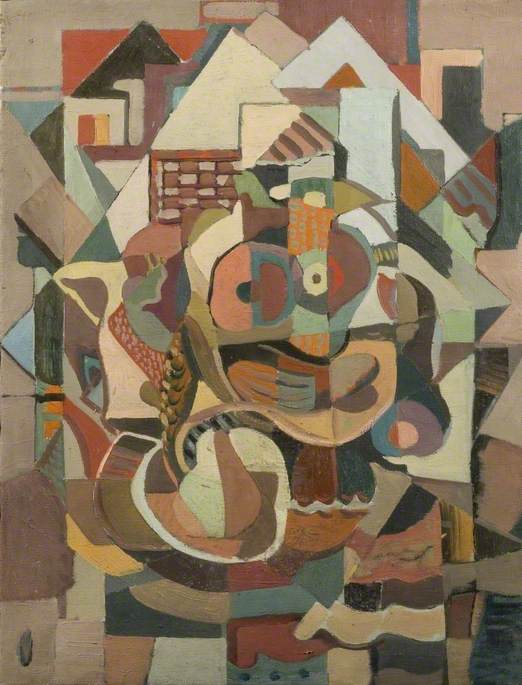 Girl and Fruit, a Cubist Study* | Art UK